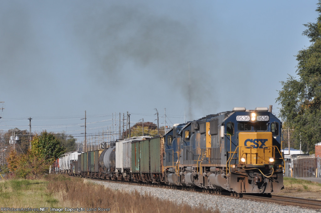 CSXT 8536 On CSX J 783 Eastbound
